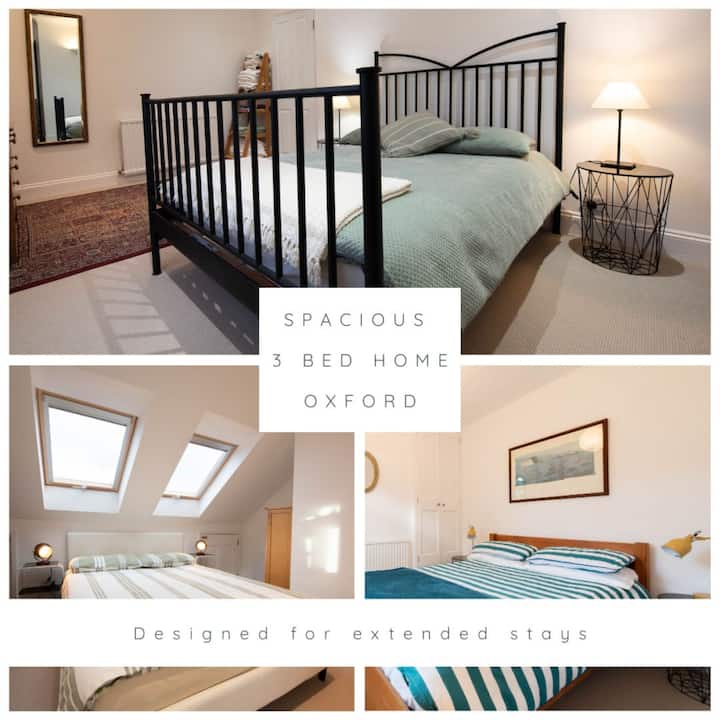 Spacious 3br Home | Garden | Long-stay Ready - Oxford