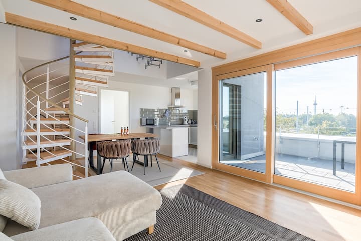 Penthouse/maisonette In Edingen; 3sz,3-5p,120qm - Dossenheim