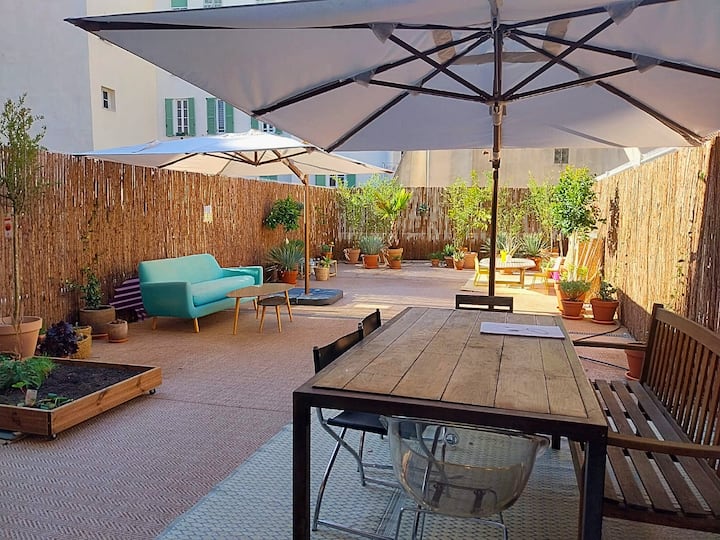 Family Art House : Terrasse Géante & Lits Cabanes - Nice