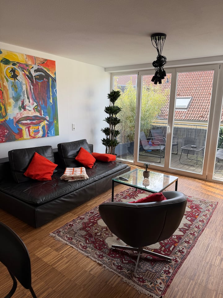 Penthouse Im Herzen Mannheims – Nähe Jungbusch - Mannheim Hbf Station