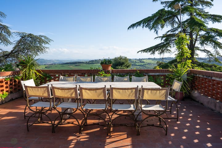 The Green Break - Villa With Private Annex - Civitanova Marche