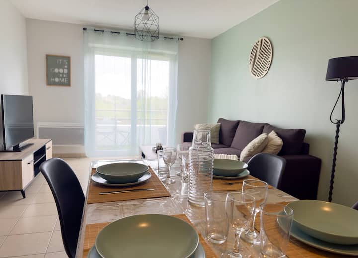 Appartement T3 Avec Extérieur Et Parking Sécurisé - Blaye