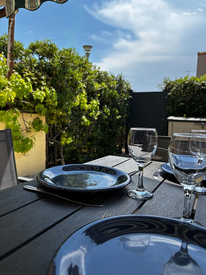Maison 6 Pers • Plage 150m • Jardin, Piscine, Bbq - Canet-en-Roussillon