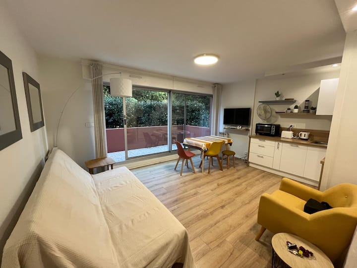 Studio Lumineux Avec Terrasse à 200 M De La Plage - Anglet