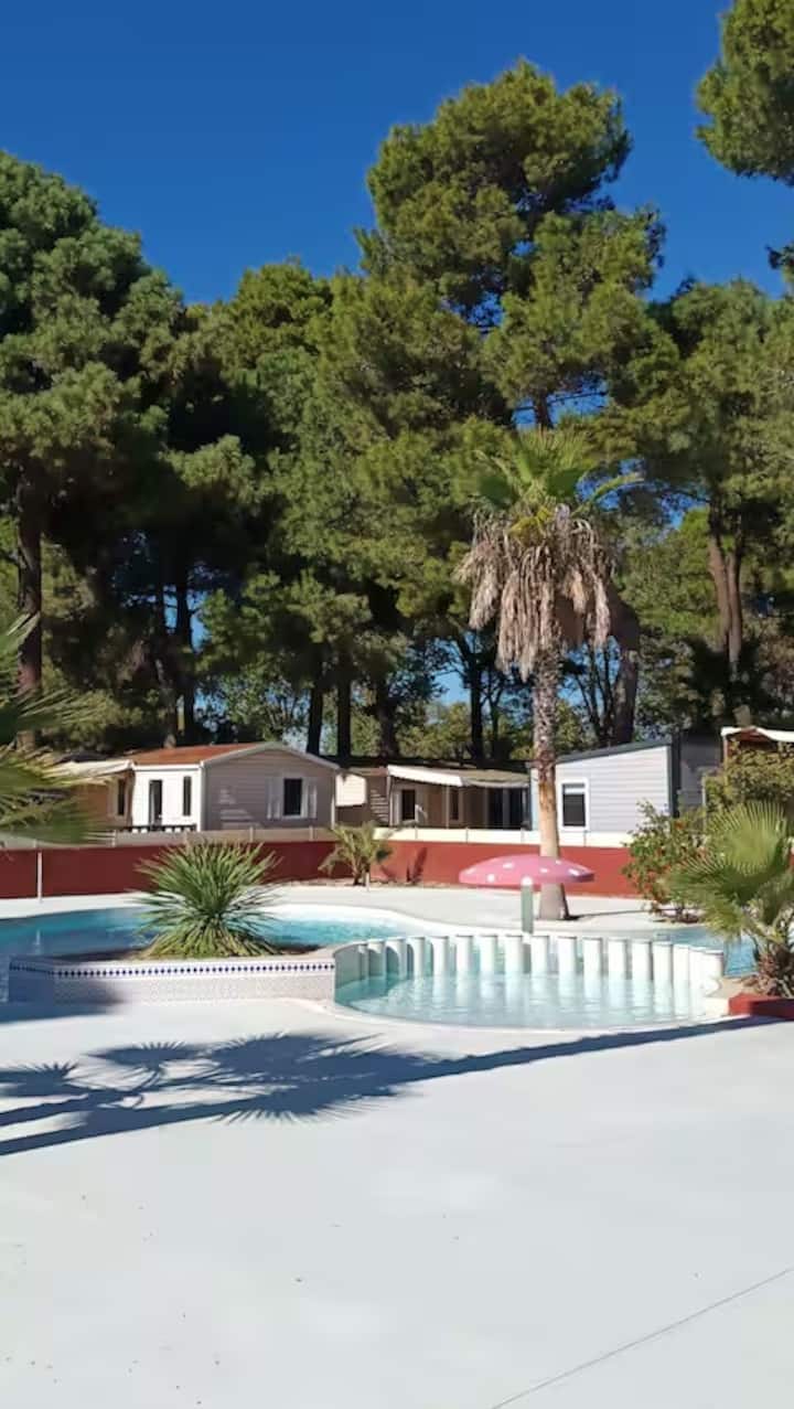 Camping 4* Mobil-home éQuipé 3 Chambres - Canet-en-Roussillon