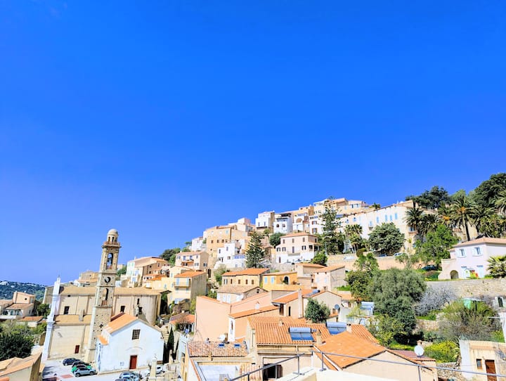 Maison De Village, Terrasse Et Vue Mer - Calvi