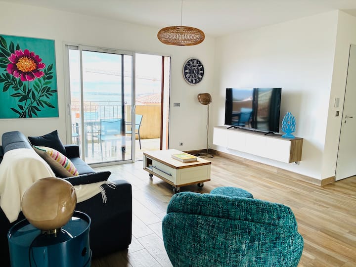 Appartement Vue Mer à 2 Pas De La Plage - Plage d'Aregno - Algajola