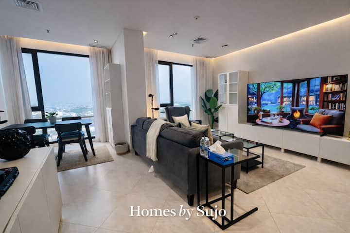 Panoramic Seaview L Luxury 1br L High Floor Escape - Kuwait