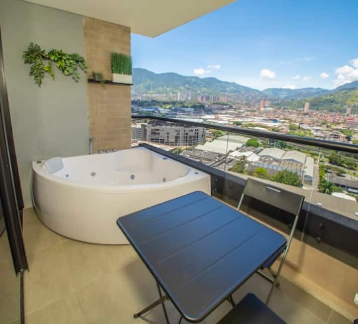 Ubicación Estratégica, Gran Vista Y Jacuzzi - Sabaneta