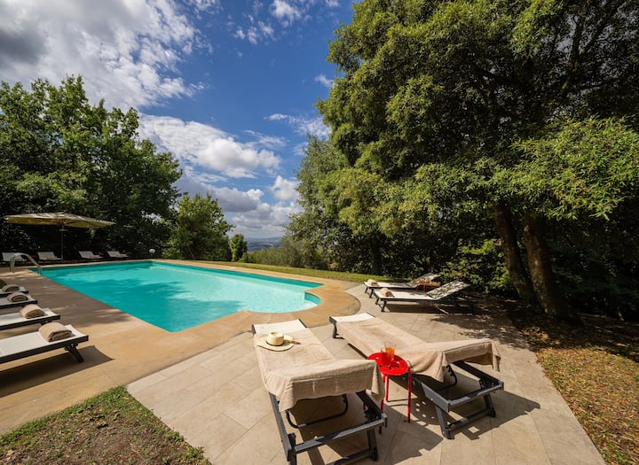 Villa Linchiano Piscina Privata 14 - Volterra