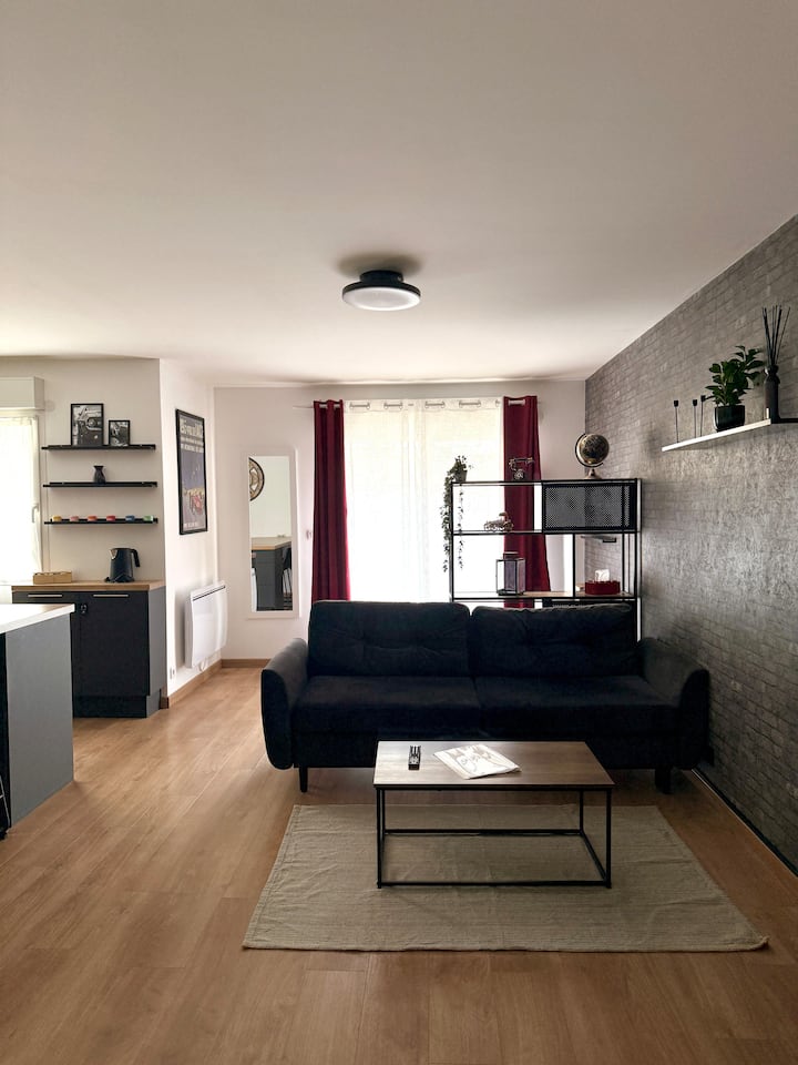 Appartement Cosy + Garage Privé • Tout éQuipé - Le Mans