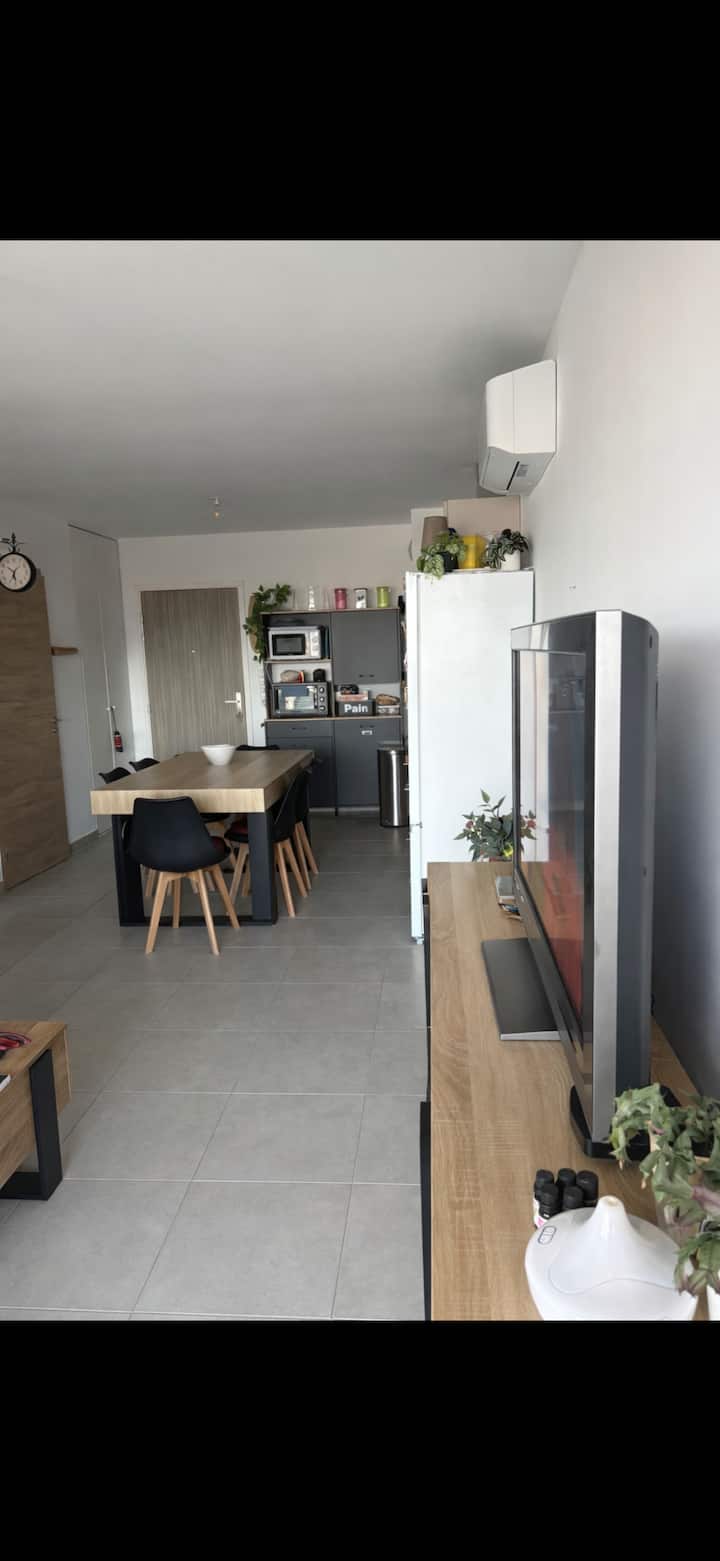 Charmant T2 Proche Aéroport Et Plages - Lucciana