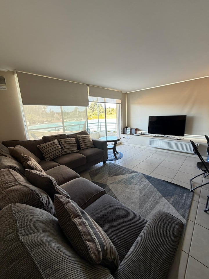 Depto. En Condominio Laguna Bahía Por Días - Algarrobo