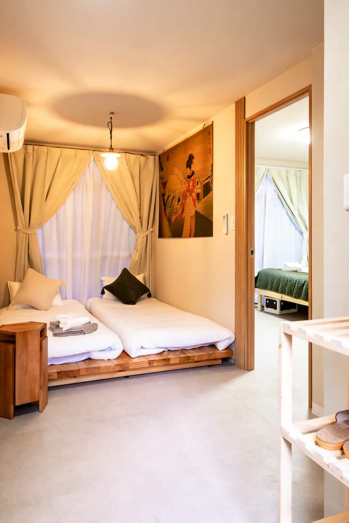 【14e】駅まで徒歩50秒、新宿まで電車9分、高田馬場電車6分、中野ブロードウェイ徒歩15分、2寝室 - Ikebukuro