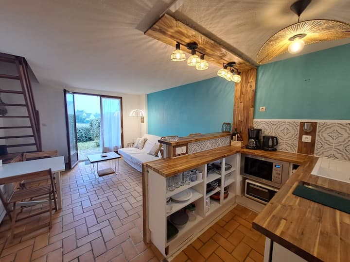 Ti Poulpe, Maison Cosy, Plage 100m, Piscine - Clohars-Carnoët