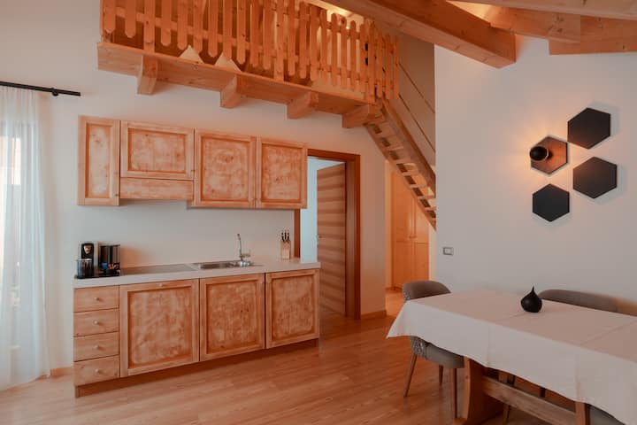 Panoramic Penthouse Apartment - Boschèl - Alta Badia