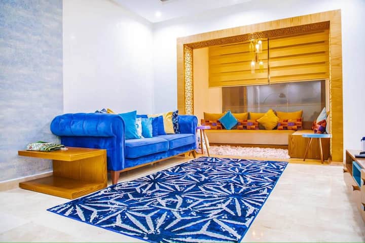 Elegant 2br Haven In Hay Riad. Fast Wifi & Parking - Rabat