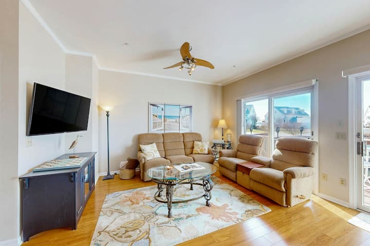 3br | Townhome | Canal View | Private Deck | Wifi - Fenwick Island, DE