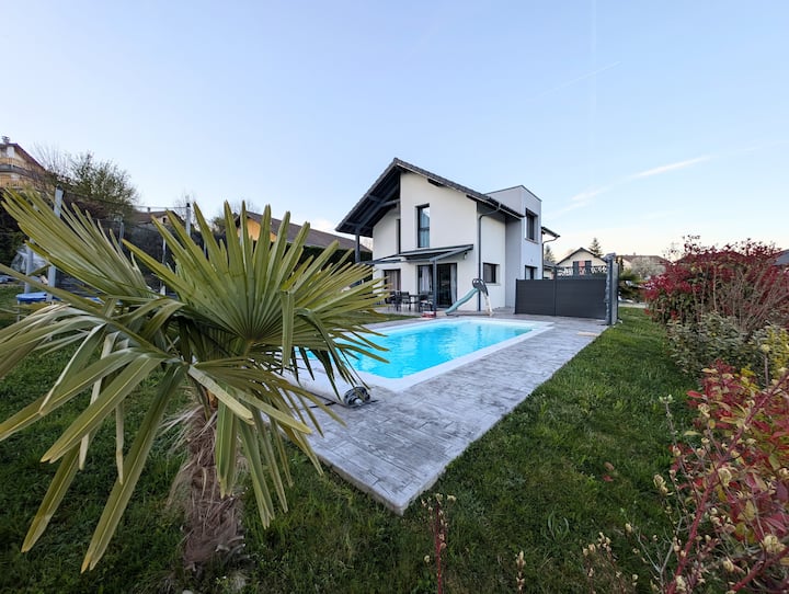 Maison Avec Piscine Entre Lacs Et Montagnes - Rumilly