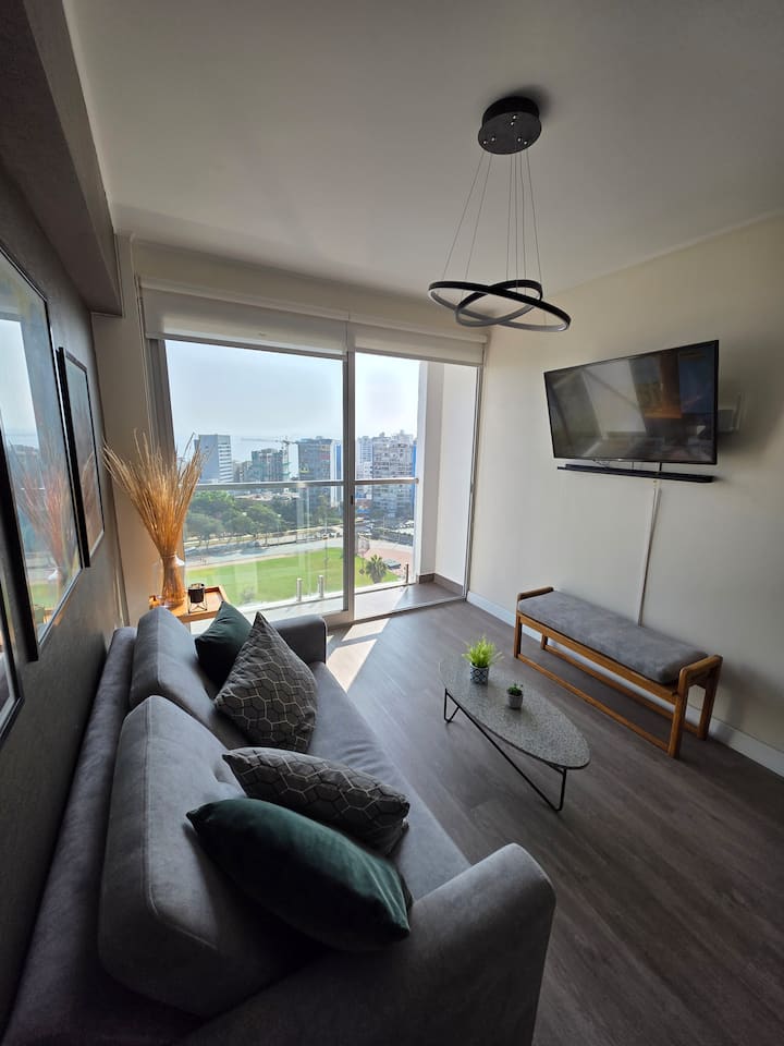 Piso 17 + Vista Al Mar + Sunset, Barranco Top Spot - Lima
