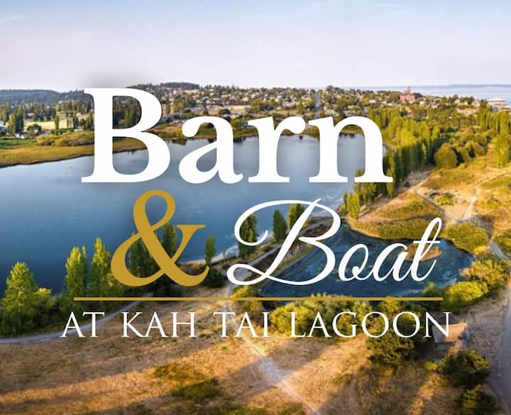 Barn And Boat And Kah Tai Lagoon - Port Townsend, WA