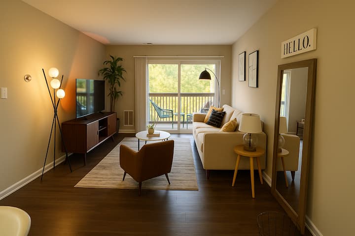 Modern 3br Reston Apt - Pool, Gym, Near Dulles - Reston, VA