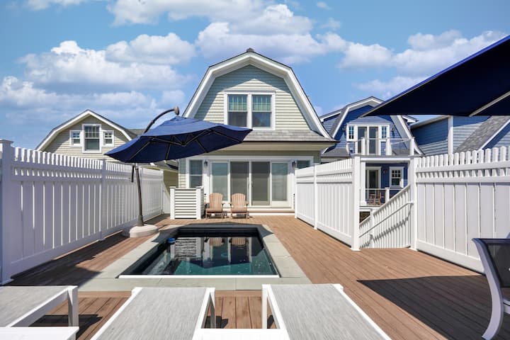 Beautiful House W/ Pool & Hot Tub | Steps To Beach - Sea Girt, NJ