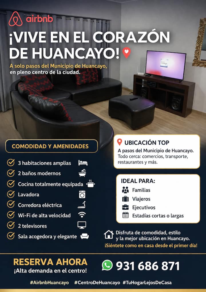 Departamento De Estreno En El Centro De Huancayo - Huancayo