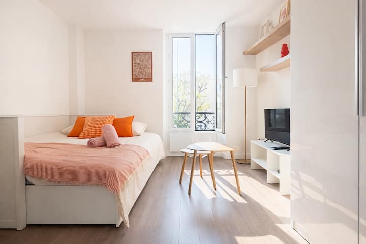 Studio Neuf & Lumineux Proche Paris, à 2 Pas Métro - Clichy