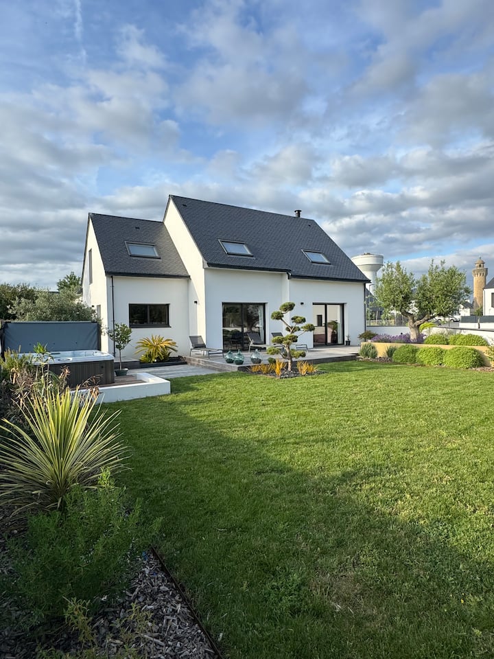 Maison Standing, 5ch, 10 Pers, Spa, Plages à Pied - Lorient
