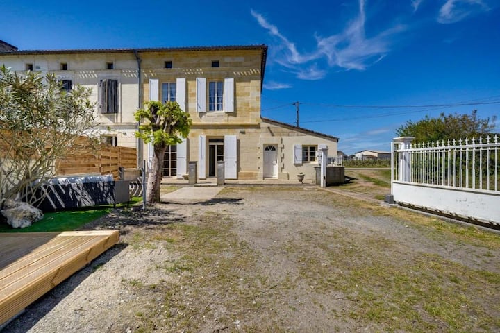 Charmante Villa St éMilion - 리부흔느