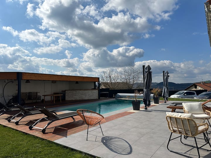 * La Villa Fourchaud * Maison 6 Per Avec Piscine - Le Puy-en-Velay