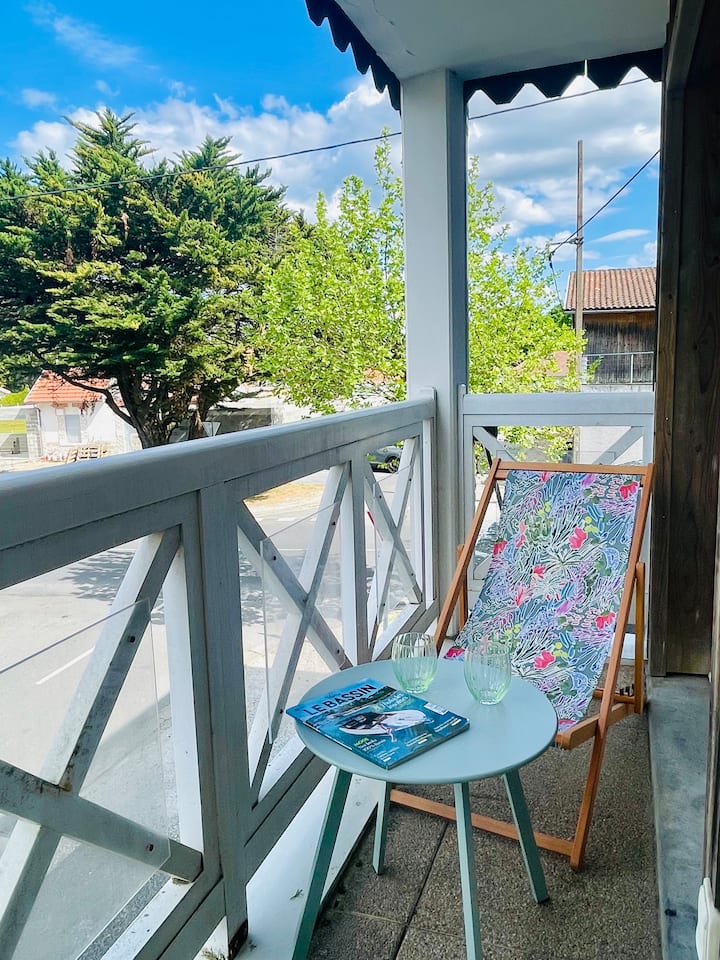 Cosy T2 Avec Balcon - Port Ostréicole Cœur Bassin - Lanton