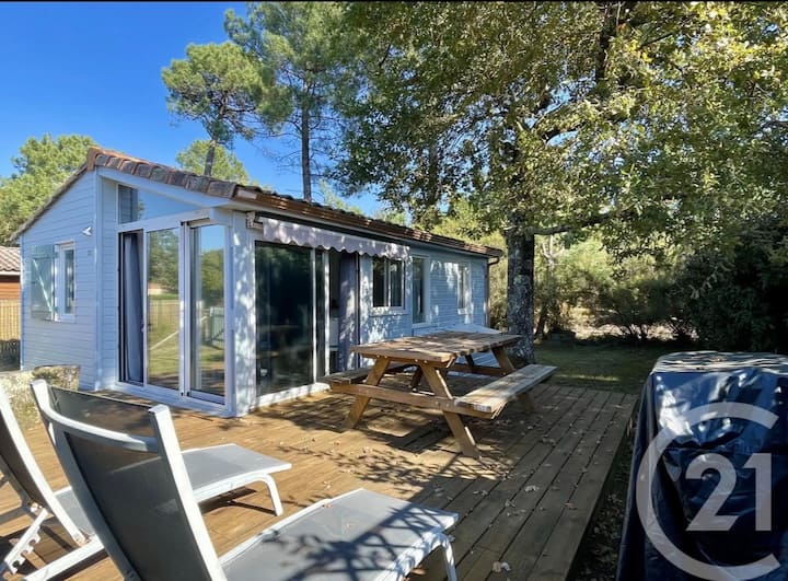 Agréable Chalet 4 Personnes Entre Lac Et Océan - Lac d'Hourtin