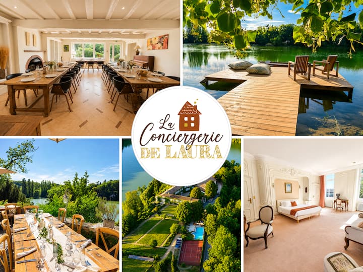 Domaine Vue Sur Le Lac - Balade - Piscine & Tennis - Charente