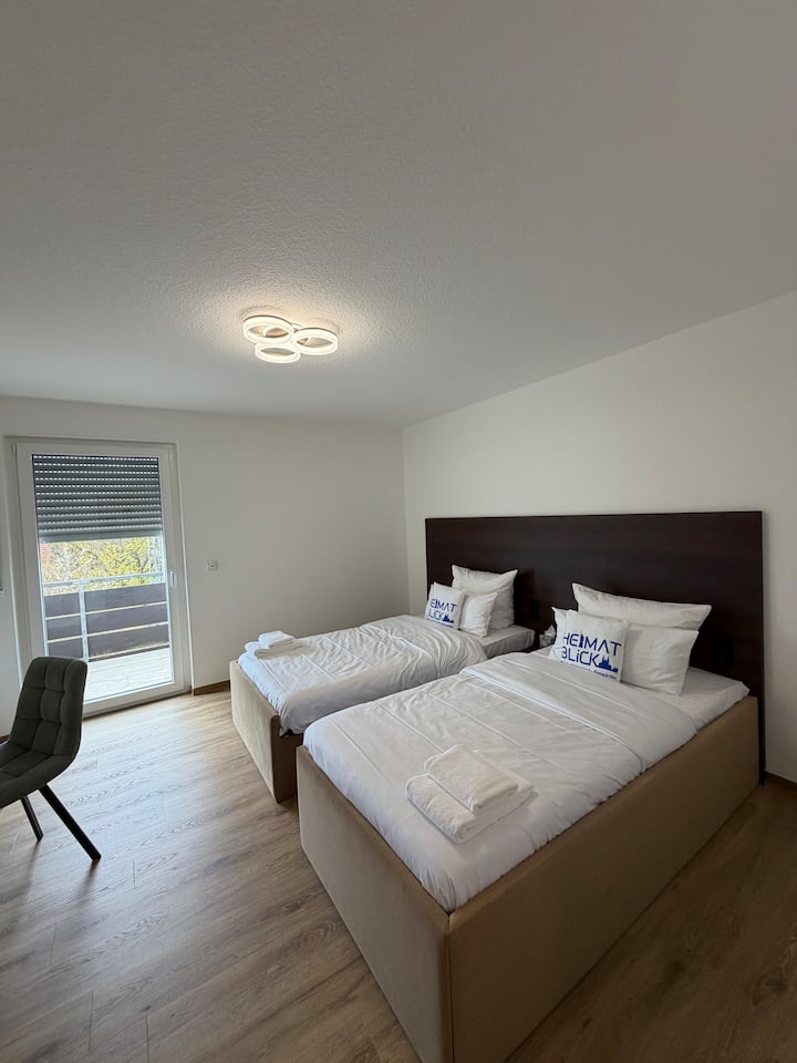 Heimatblick - Doppelzimmer Mit Balkon 11 - Fulda