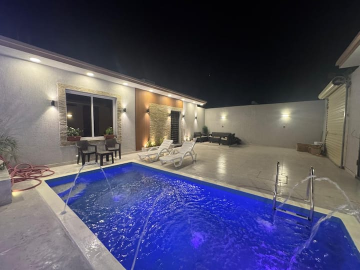 شالية بغرفتي نوم ومجلس ومسبح - Jeddah