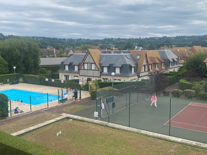 Appartement Dans Residence Piscine Tennis 300mmer - Deauville