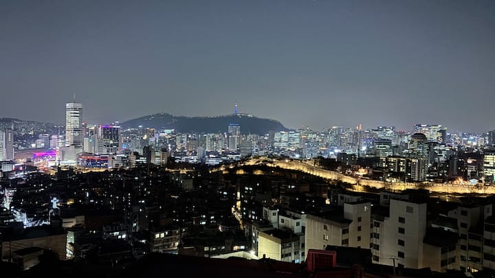 무료픽업(6박이상)/시티남산뷰2층독채/종로,동대문,청계천,낙산공원/3룸/올리모델링/무료주차 - Seoul