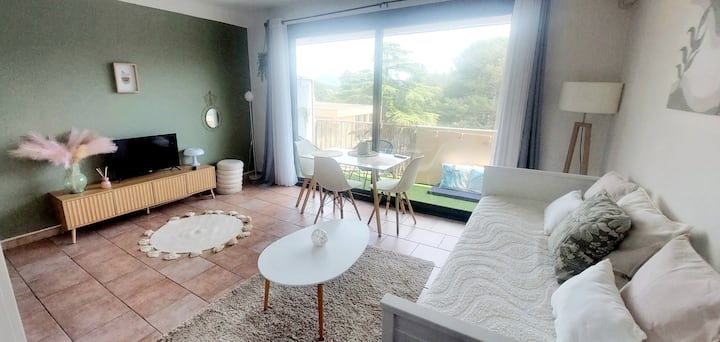 Studio Proche De Cassis Climatisé Avec Terrasse - Aubagne