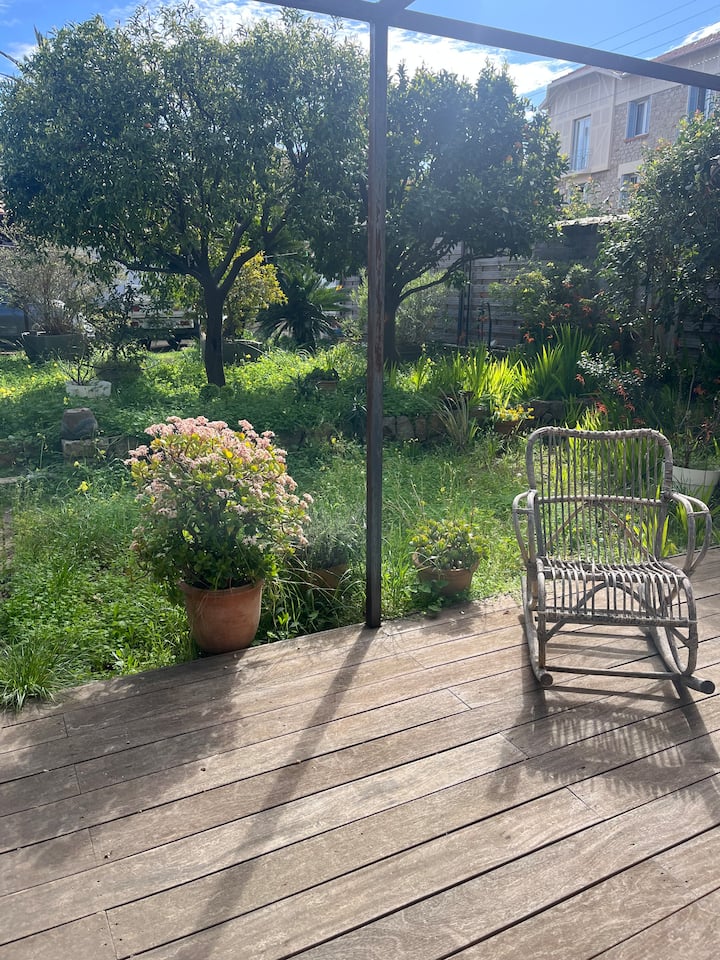Appart Jardin, Terrasse Et Parking - 10 Min Cannes - Le Cannet
