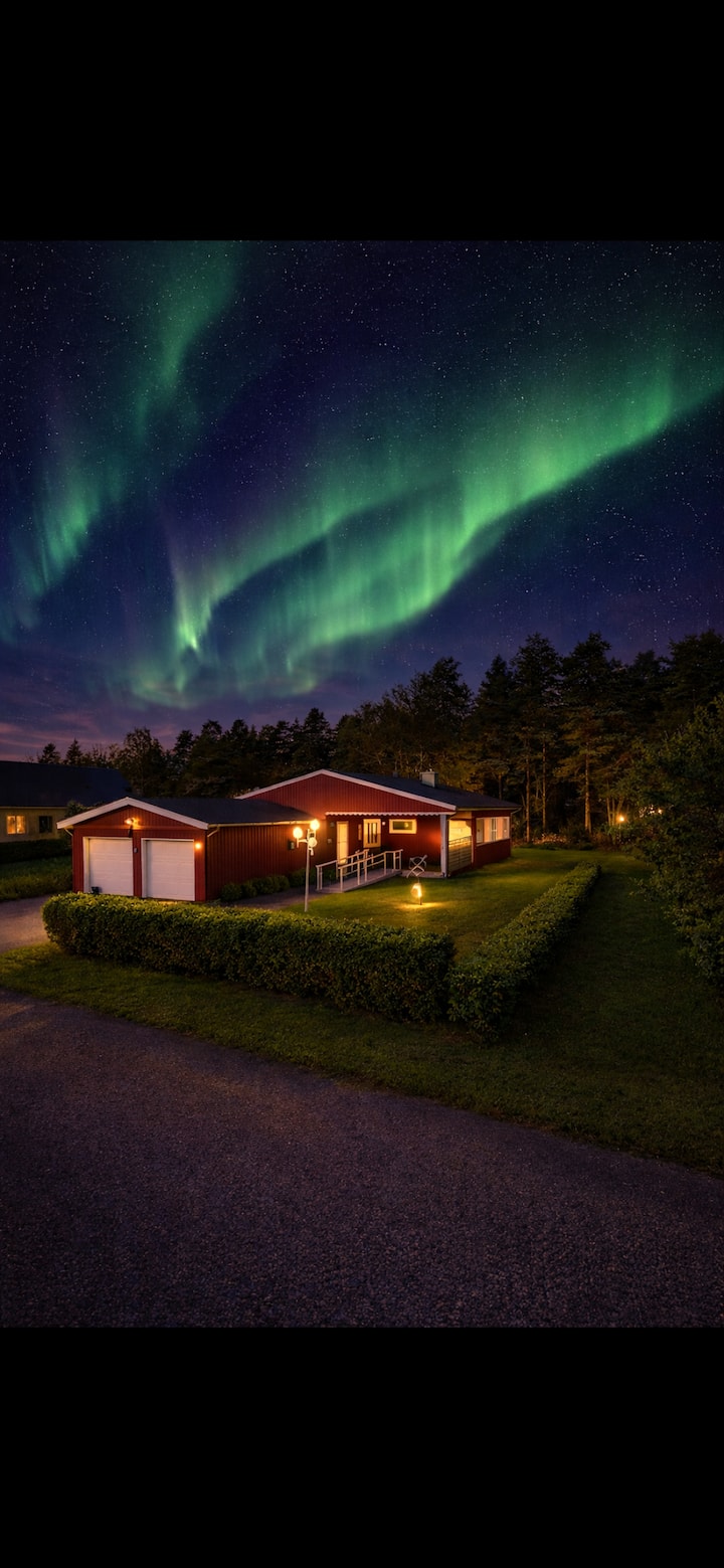 Centralt Hus Med Ac Nära Stranden - Piteå