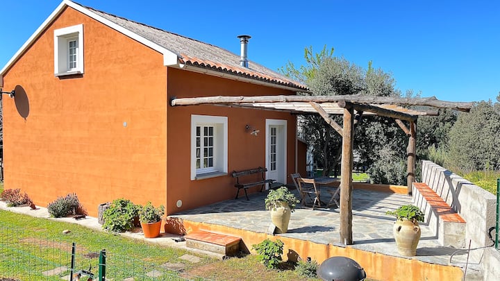 Maison Individuelle Avec Jardin Et Terrasse - Plage de Macinaggio
