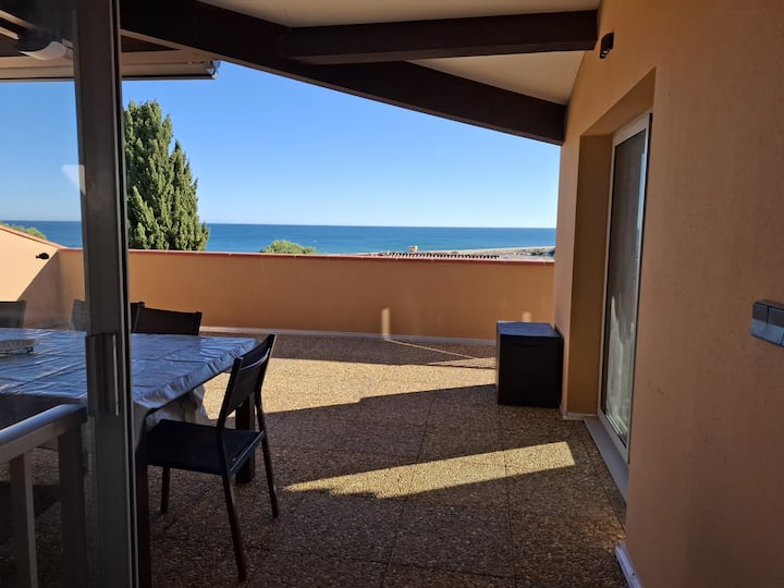 Villa Vue Mer Clim 4 Chambres 8 Personnes - La Franqui