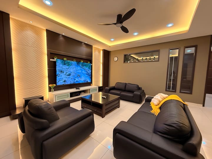 Kluang Luxury 5br Home |Bbq | Karaoke | G/lambak - Kluang