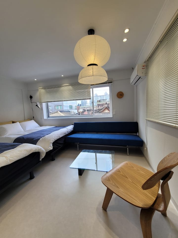 용산 Ok ㅣ  용산역 도보5분 2room/ 4beds / Hybe 1분 - Seúl