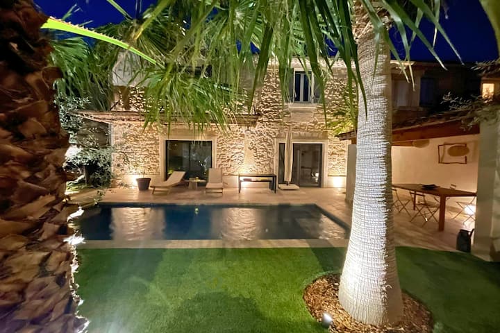 Mas Du Coup De Coeur - Jardin Clos - Piscine - Les Baux-de-Provence