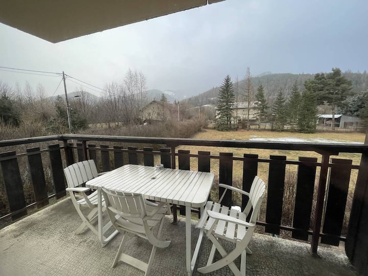 Appartement 55 M² Avec Balcons Et Vue Pra-loup - Barcelonnette