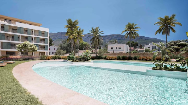 Modern Appartement Dénia | Zwembad | 2 Slaapkamers - Dénia