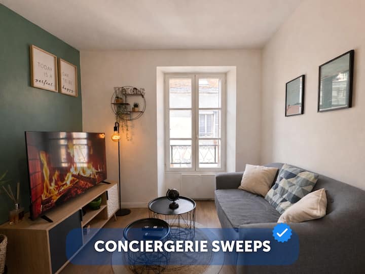 T3 Cosy Centre Montereau Wifi - Montereau-Fault-Yonne
